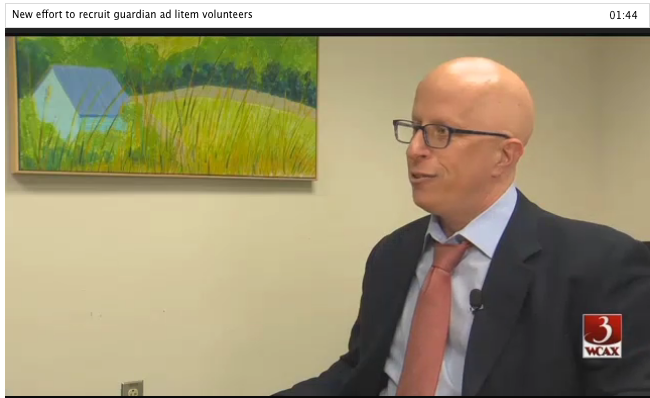Vermont Guardian ad Litem pilot program on WCAX-TV series